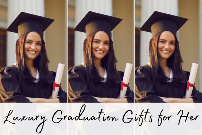 High School and College Luxury Graduation Gifts For Her - Blessed With Four